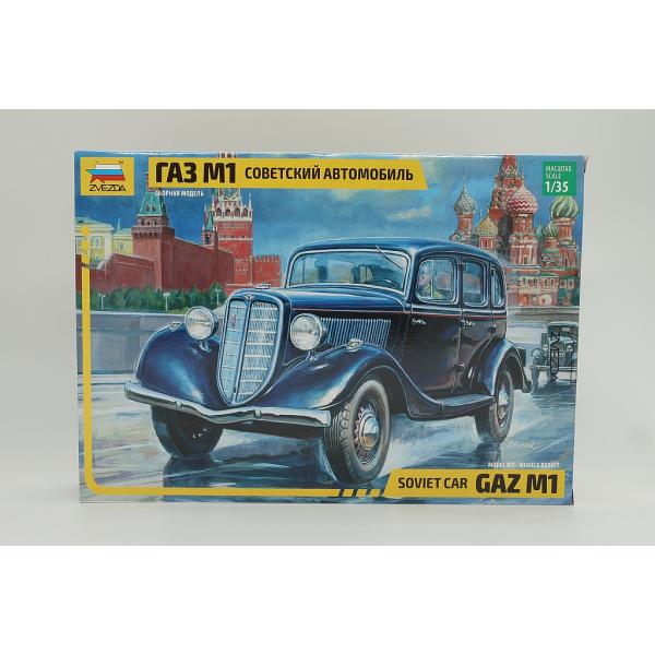 GAZガズ M1 Sovietソビエト乗用車 /Zvezdaズベズダ 1/35 組み立てプラモキット模型