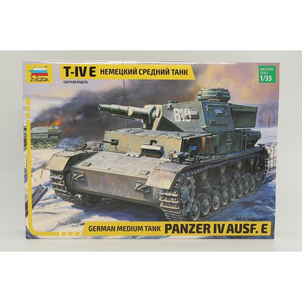 ドイツ中戦車 パンツァーIV Ausf.E/ ZVEZDA 1/35  模型 プラモデル