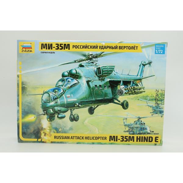 Sovietソビエト MILミル Mi 35 攻撃ヘリコプター /Zvezdaズベズダ 1/72 組み立てプラモキット模型