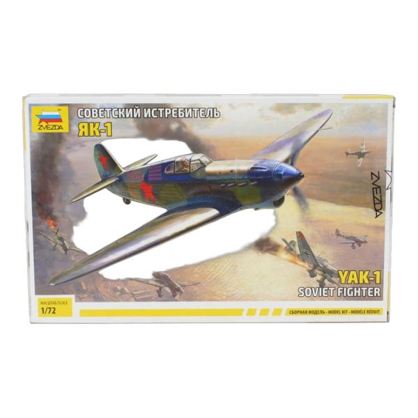 Yakovlevヤコブレフ Yak-1 ソビエト戦闘機 1942 モデルキット / ZVEZDA 1/72 ミニカー ミリタリー模型