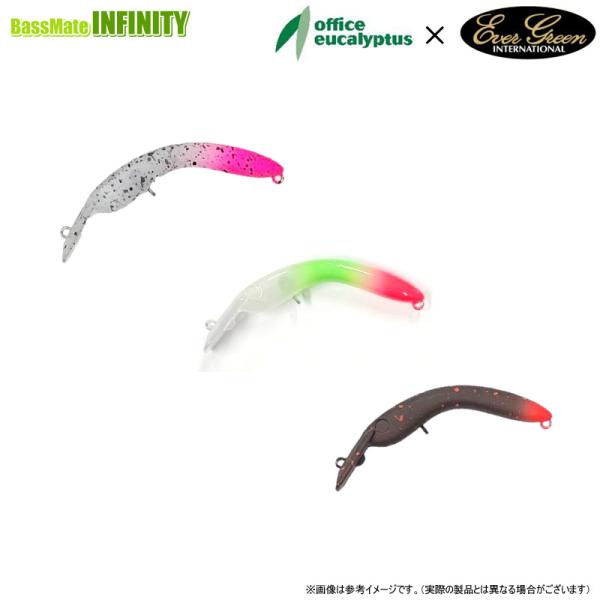 納期:1〜2日予定(土日祝水曜を除く)＼オフィスユーカリオリジナルカラー／喰わせを完成させる、クランク必須の3段構え。デッドスローのみならず、あらゆる巻き速度でさらなる釣果を絞り出す。スピード領域の拡大で、さらなる釣果を絞り出すニョロ系クラ...