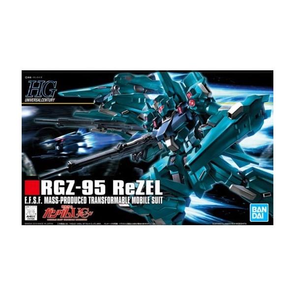 機動戦士ガンダムUCからZ系可変量産機リゼルがHGUCで登場！MS(モビルスーツ)形態とWR(ウェブライダー)形態の変形を再現。変形はボディパーツを交換する事で再現。両モードの完成度がアップ。変形機ながら自由なポージングが可能。