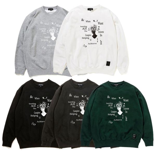 ＊430 FOURTHIRTY フォーサーティー AF "U WANT" C/N SWEAT 25-061＊＊＊＊＊商品説明＊＊＊And, when you want something, all the universe conspire...