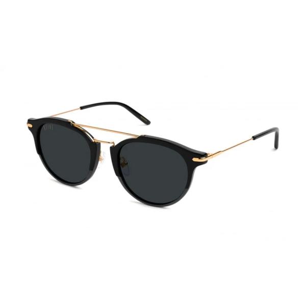＊9FIVE / nine five ナインファイブ 9five LEO Black &amp; 24k Gold Sunglasses＊＊＊＊＊商品説明＊＊＊- LEO / レオ -ダブルブリッヂワイヤーに合わせやすいボスリントン型のヴィ...