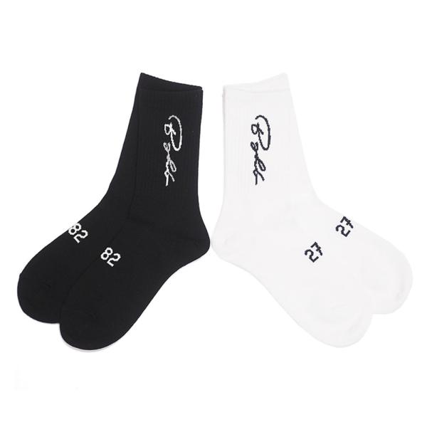 ＊BAGARCH バガーチ SCRIPT LOGO SOCKS BH-1668＊＊＊＊＊商品説明＊＊＊24'AW COLLECTIONより、手書き風スクリプトロゴを配したニューソックスのリリースです。外側はスクリプトBGHBロゴ、内側はそれ...