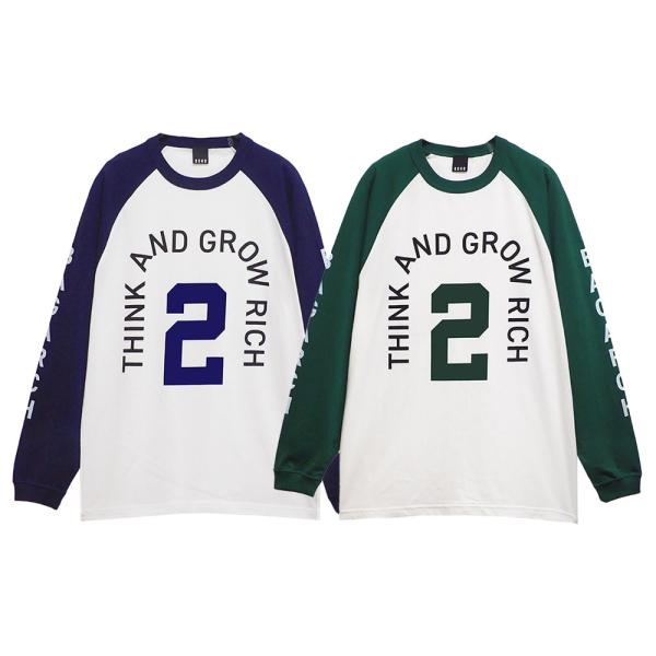 ＊BAGARCH バガーチ NH RAGLAN-LTS BH-1690＊＊＊＊＊商品説明＊＊＊25'SS COLLECTIONより、身頃と袖をカラーブロックにしたラグランスリーブのロングスリーブTシャツのリリースです。フロントには「THIN...