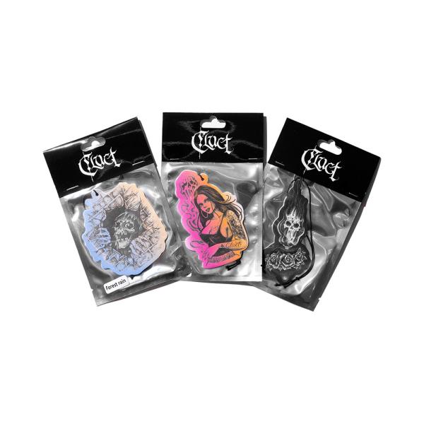 ＊CLUCT クラクト DUNKS AIR FRESHNER #I 04909＊＊＊＊＊商品説明＊＊＊カリフォルニア州ロサンゼルス出身のTATTOO ARTISTダンカン・レモンとのコラボレーションアイテム。車やトイレなどあらゆる場所で使用...