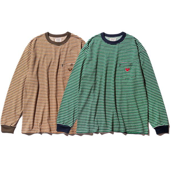 ＊CLUCT クラクト GARLOCK[BOLDER L/S TOP] 04921＊＊＊＊＊商品説明＊＊＊環境に優しいリサイクル糸を使用したボーダーカットソーです。左胸ポケット部分の刺繍が特徴です。シンプルに１枚纏うだけで個性的な印象を生み...