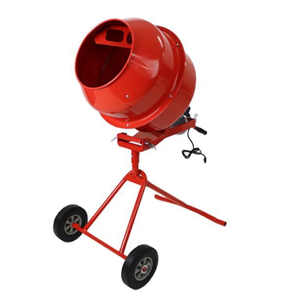 □◆コンクリートミキサー◆□●コンクリートやモルタル、堆肥や肥料等の混練に使える コンクリートミキサーです。●穴の開いた大きな羽で、しっかりと材料を混ぜ込みます。●家庭用電源でご使用頂ける、扱いやすい仕様です。●タイヤが付いているので移動も...