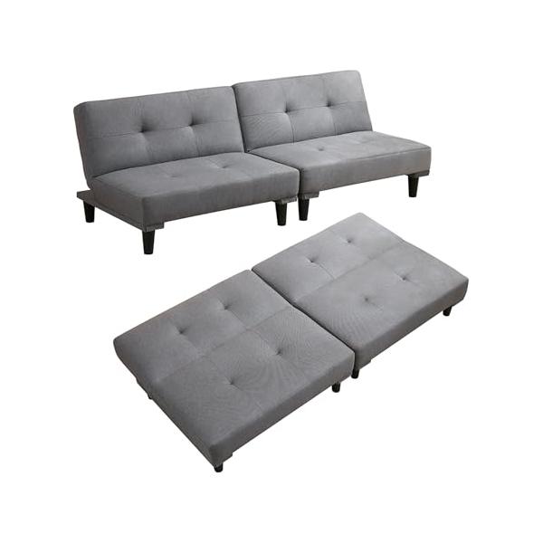 A(2点可動)グレー/幅168cm×奥行き44.5〜83.5cm×高さ28〜58.5cm/WF289751CAA・Color:グレーStyle:A(2点可動)・パッケージ個数:1・スタイル：座面幅は約165CM、大人二人が並んで座ることがで...