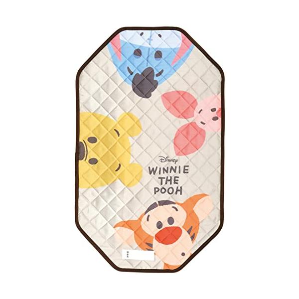 プー/Small/BCV1・Color:プーSize:Small・パッケージ個数:1・サイズ:約60×100cm/材質:ポリエステル/原産国:中国・コット(簡易ベッド)カバーSサイズ、名前が記入できる「お名前タグ」付き・裏面:通気性に優れた...