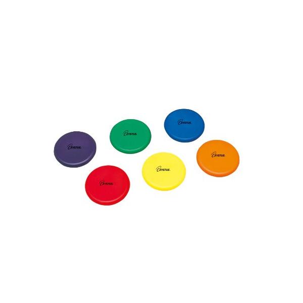 ソフトフォームディスク赤・青・黄・緑・紫・オレンジ/(約)直径21cm×厚さ30mm/B-7995・パッケージ個数:1・重量 : (約)90g/枚・サイズ : (約)直径21cm×厚さ30mm・素材 : ポリウレタンフォーム・6色1組(赤・...