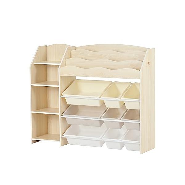 北欧絵本棚/9杯/WF305997AAA・Color:絵本棚Size:9杯・パッケージ個数:1・【超収納力でお部屋がスッキリ、安心して収納できる3段棚】小物類は1カ所にスッキリ収納でき、お気に入りの雑誌や本はスタイリッシュに並べられます。本...