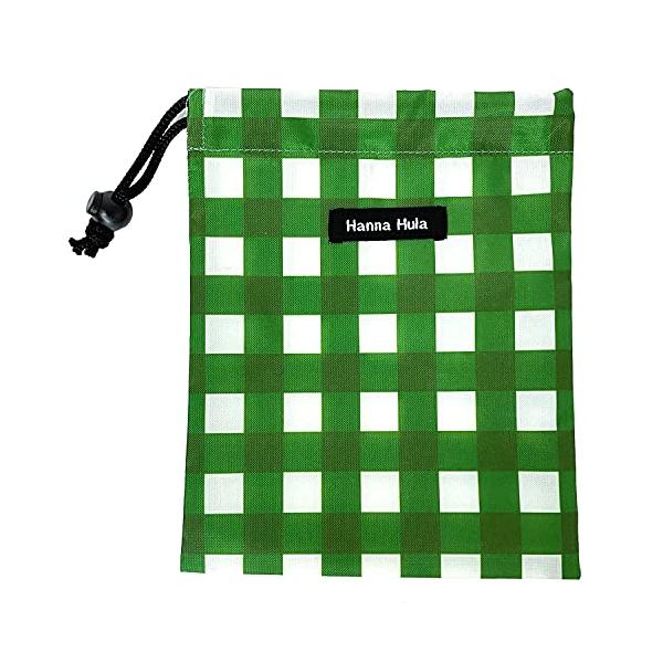 ギンガムグリーン/S/CDS-GGR-S・パッケージ個数:1・縦22cm×横16.5cm・消臭効果と抗菌効果の「デオドラントネーム(R)」付き・使用済みのおむつを小さく丸めて2〜3個入ります。