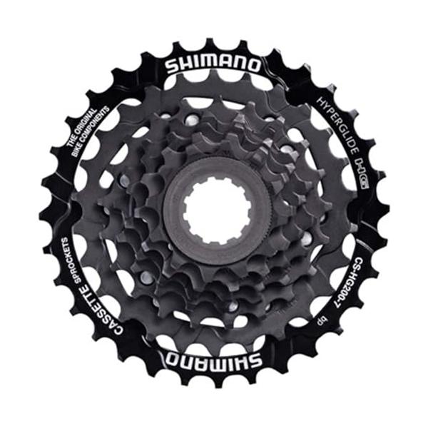 ブラック/12-32T/2093037200・Size:12-32T・パッケージ個数:1・シマノパート:ECSHG2007232T・アセラ・7Sスプロケット・12-32T