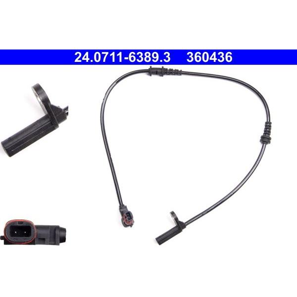 ABS スピードセンサー RPMセンサー ホイールスピードセンサー　フロント 純正 片側分適合品番：1729056101 1725400017 適合車種：R172 SLKご購入前に必ずご確認ください※適合車種であっても年式、グレード、ディー...