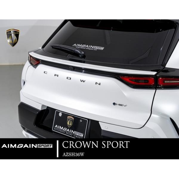 ＡＩＭＧＡＩＮ・エイムゲイン・エアロパーツ　・ＦＲＰ製　・未塗装品・エイムゲイン正規品シリーズ：『ＳＰＯＲＴ』■リアゲートスポイラー※画像は塗装品です。 ＴＯＹＯＴＡ　CROWN　STORTクラウンスポーツ　AZSH36Ｗ※お届け先指定をお...