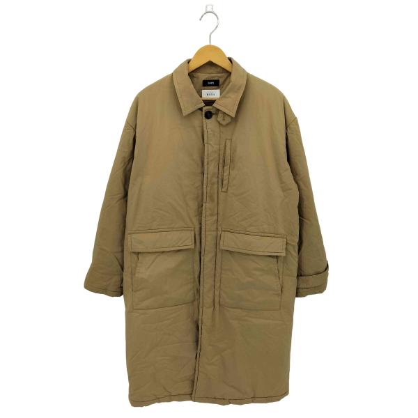 新品 バースト222 18AW 日本製 中綿コート 2 ベージュ VAST222 ジップ メンズ SHIPS（シップス） × RAXA HEATERS 中綿 ステンカラー パファーコート