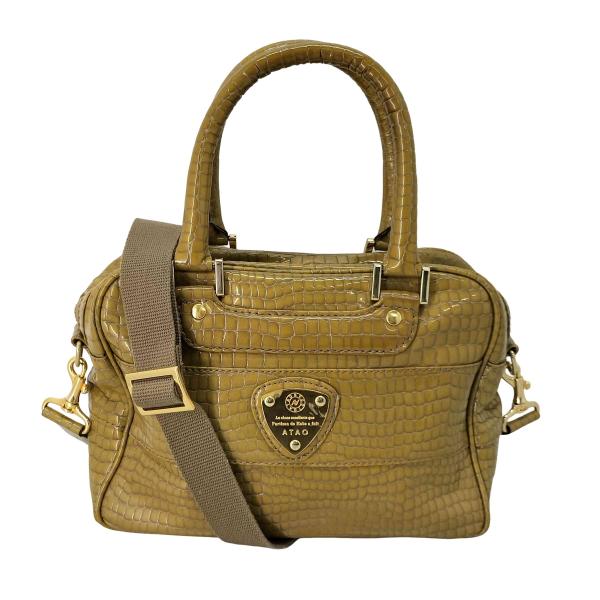 ATAO（アタオ） パイソン 2WAYショルダーバッグ レディース 表記無