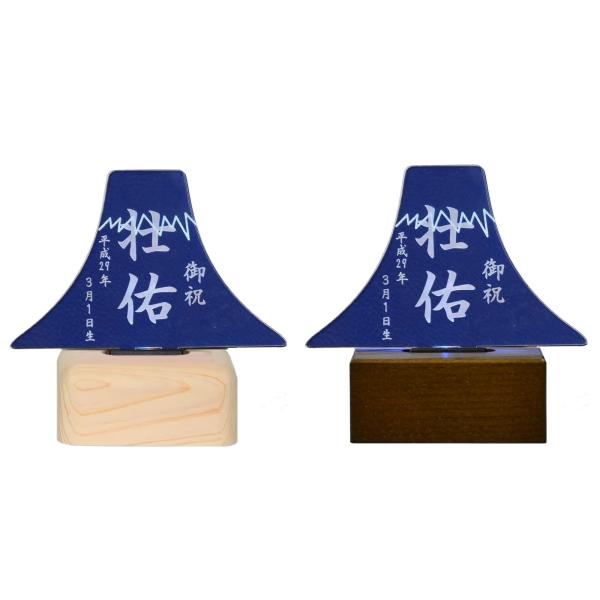 うまれた赤ちゃんへ初めて贈るプレゼント「名前」。LEDで青、緑、赤、水色、黄、紫、白色に発光、点灯、点滅する名前札です。 お子様だけのオンリーワン商品です。（※名前は３文字まで、ふりがなは入れられません）■サイズ：高さ約10cm×幅約9.5...