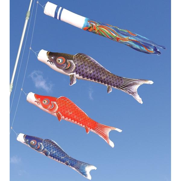 【セール企画】吹き流しに名前か家紋のどちらかを無料でお入れします。(通常3800円）※家紋の場合は正確な名称をご記入ください。（別途画像送付でもOK）※完成、お届けまで3〜7日ほどいただきますのでご了承ください。●吹流しは鳳凰吹流（画像1枚...