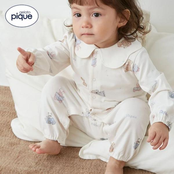 【ドリーミーなおやすみアニマル柄のBABYロンパース】【Fabric】コットン、レーヨン混の柔らかなカットソー素材を使用しています。【Design/Styling】本を読んだり、温かい飲み物を飲んだり、星が瞬く夜空で安らぎのひとときを過ごす...