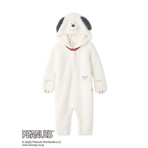 【PEANUTS PUPPIES・耳付きのスヌーピーなりきりロンパース】【Design/Styling】まるでおもちゃ箱から飛び出してきたような、小さくて無邪気な6きょうだい。PEANUTSとgelato piqueのコラボレーションシリー...