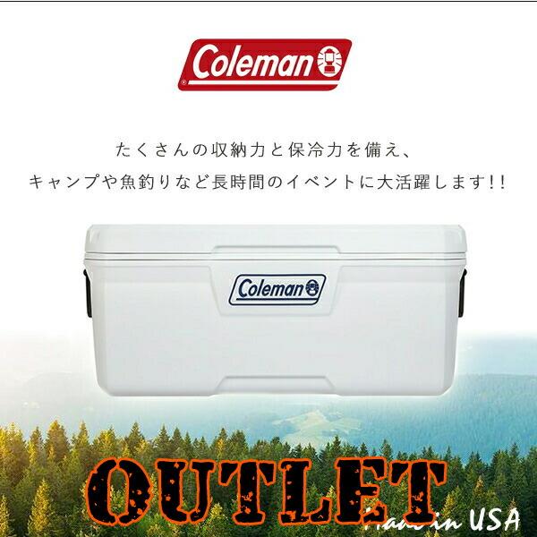 /アウトレット/クーラーボックス 大型 コールマン 316シリーズ ハード チェスト クーラー 120QT 113.6L ホワイト 保冷 大容量 大型 キャンプ アウトドア バーベキュー ビーチ ボート 釣り 海水浴 防災 Coleman ...
