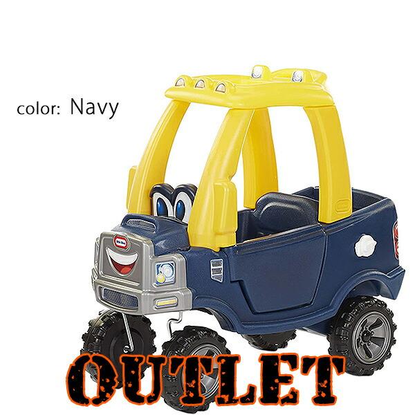 /アウトレット/リトルタイクス コージー トラック ライドオン 《ネイビー》 足けり 乗用玩具 足蹴り コンビカー おもちゃ キックカー 手押し車 プッシュカー 乗り物 コージークーペ オフロードトラック 車 室外 屋外 Little Ti...