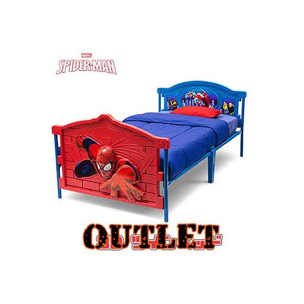 Marvel スパイダーマン 3D ツインベッド トドラーベッド キッズ 子供用 幼児用 ベッド 子供用ベッド 子供用家具 子供部屋 アメイジングスパイダーマン Delta デルタ Marvel Spider-Man 3D Twin Bed