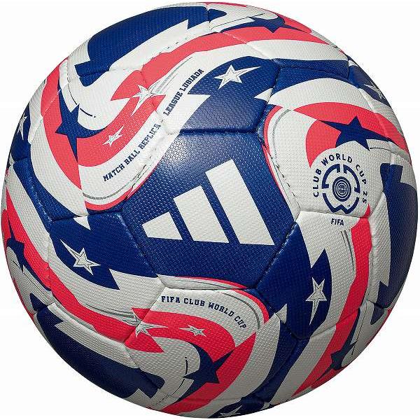 ムンディアル・デ・クルーベスFIFA 25 リーグ ルシアーダ5号球 検定球 ADF512LU●5号球/一般・大学・高校・中学校用●成型：手縫い/人工皮革●サイズ：直径約22cm●重量：約430g●JFA検定球●ポリ袋入り●パキスタン製●ホ...