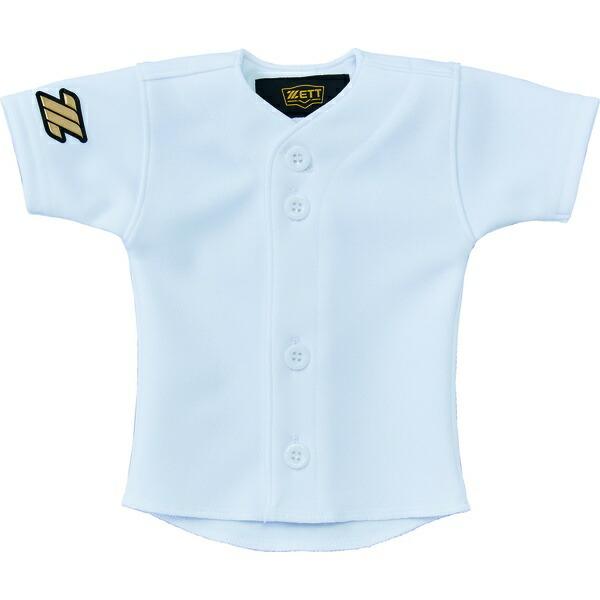 卒業、卒団、その他の記念品として最適。マーク加工をしてオリジナルの記念ユニフォームに！●ユニセックス●カラー：(1100)ホワイト●素材：ポリエステル100％(ニット生地)●0.5×36×29mm●80g●原産国：日本ZETT ゼット 記念...