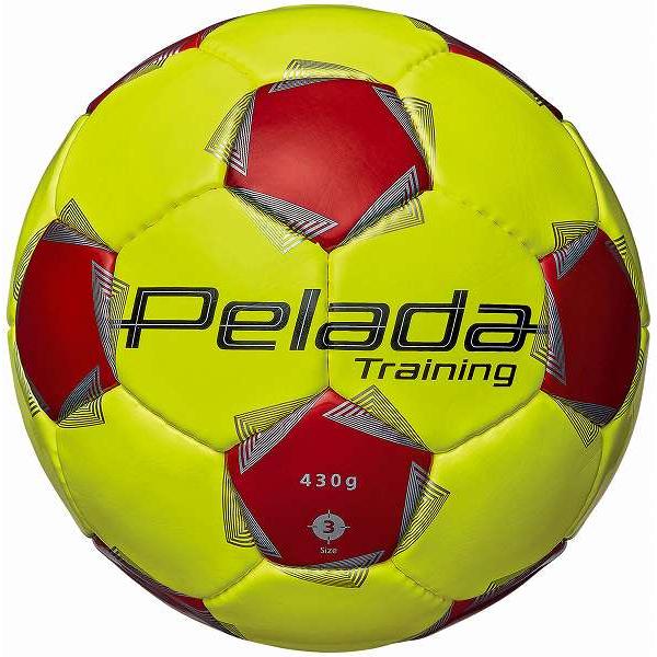 ボールコントロール能力向上に最適なトレーニングボールです。5号重量、3号サイズでボールの芯を捉える感覚を養います。●競技：サッカー●トレーニングボール●カラー：ライトイエロー×メタリックレッド●本体サイズ：直径約19cm●重量：約430g（...
