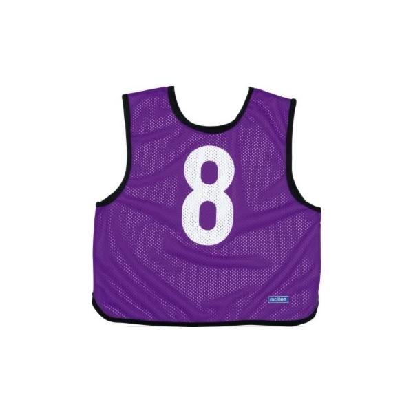 中学校・高校・一般向けゲームベスト 撥水加工を施したゲームベスト クラブ活動や体育祭の必須アイテム カラーや番号も豊富でクラス分けに最適●ポリエステル●縦60×横55cm●カラー：蛍光紫●番号両面プリント●タイ製 ※洗濯をくり返すと、徐々に...