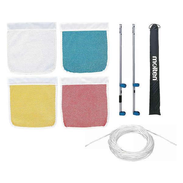 ●サーブやトス、レシーブの精度を高める練習に●ポール：アルミ、ネット/ロープ：ナイロン●サイズポール：2.5×2.5×127cm、ネット：30×35cm、ロープ：長さ15m●台湾製●名入れ不可　＊部品対応として、VSUBP(バックル付きポー...