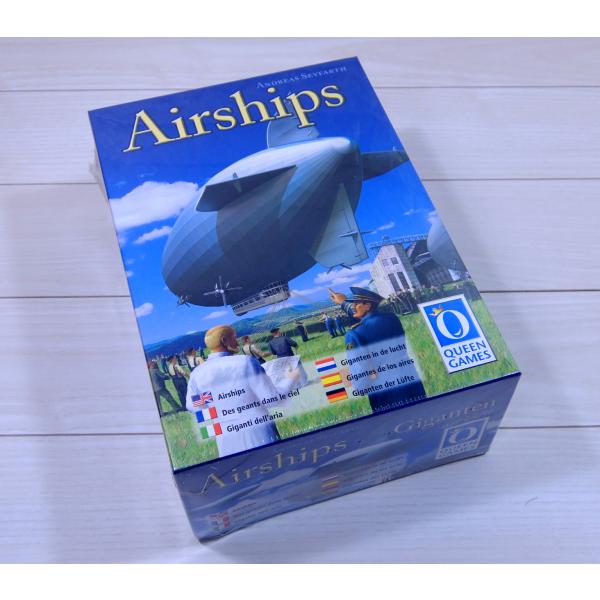 デザイナー: Andreas Seyfarth原題： Airshipsメーカー: Queen Games言語: Dutch, English, French, German, Italian, Spanishプレイ人数: 2~4人対象年齢:...