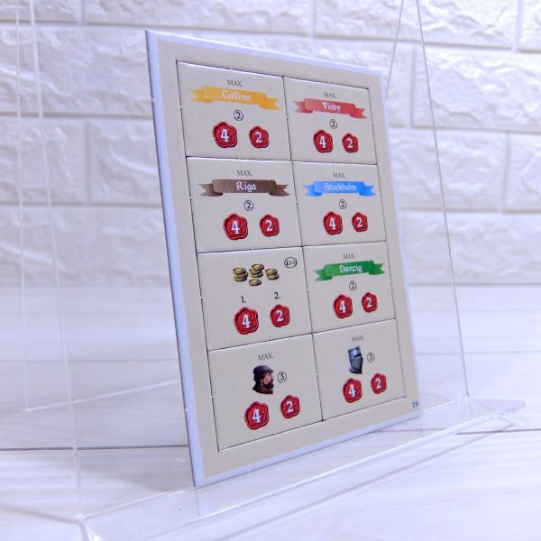 デザイナー: Stefan Risthaus原題： Riga: The Grand Masters メーカー: Frosted Games, OSTIA Spiele言語: English, Germanプレイ人数: 2~4人対象年齢: 1...