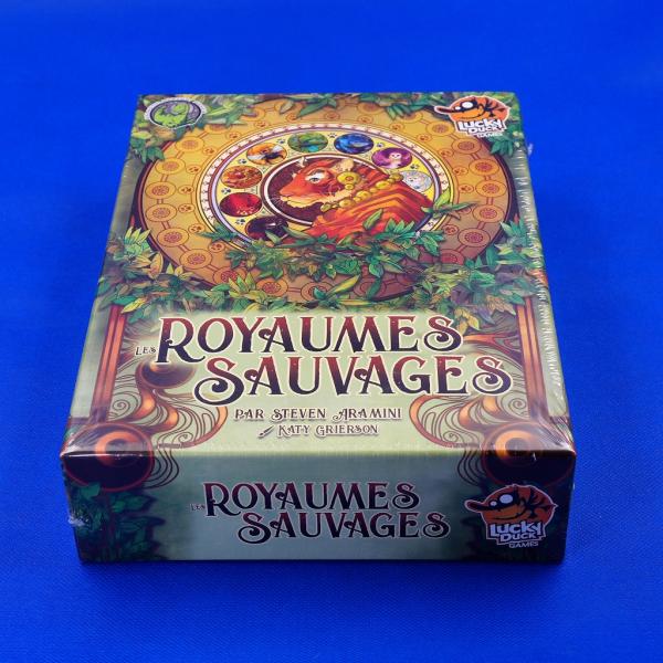 デザイナー: Steven Aramini原題： Les Royaumes Sauvagesメーカー: Galactic Raptor Games, Lucky Duck Games言語: Frenchプレイ人数: 1~5人対象年齢: 8歳...