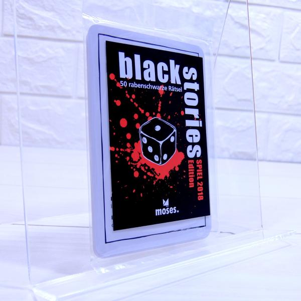 デザイナー: Corinna Harder, Kirsten K〓sters, Jens Schumacher原題： Black Stories: Spiel 2018 Editionメーカー: Frosted Games, moses. ...