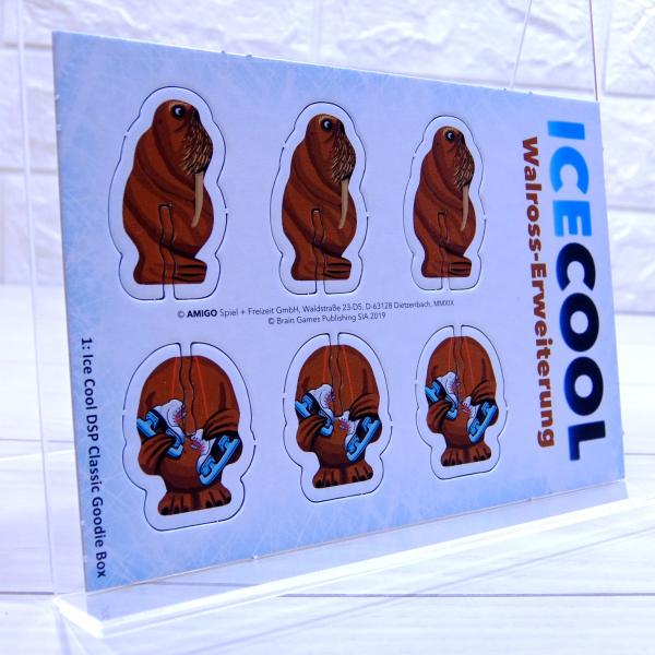 デザイナー: Brian Gomez原題： ICECOOL: Walrus Expansionメーカー: Brain Games, Frosted Games言語: English, Germanプレイ人数: 2~4人対象年齢: 6歳~プレ...