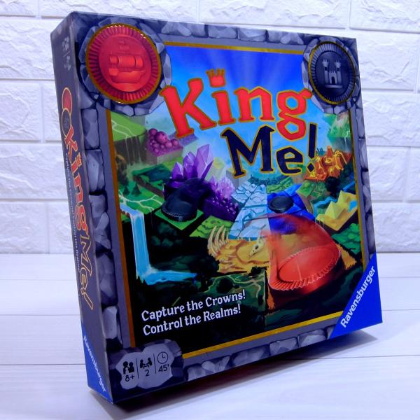 デザイナー: Prospero Hall原題： King Me!メーカー: Ravensburger Spieleverlag GmbH言語: Englishプレイ人数: 2人対象年齢: 8歳~プレイ時間目安: 45分