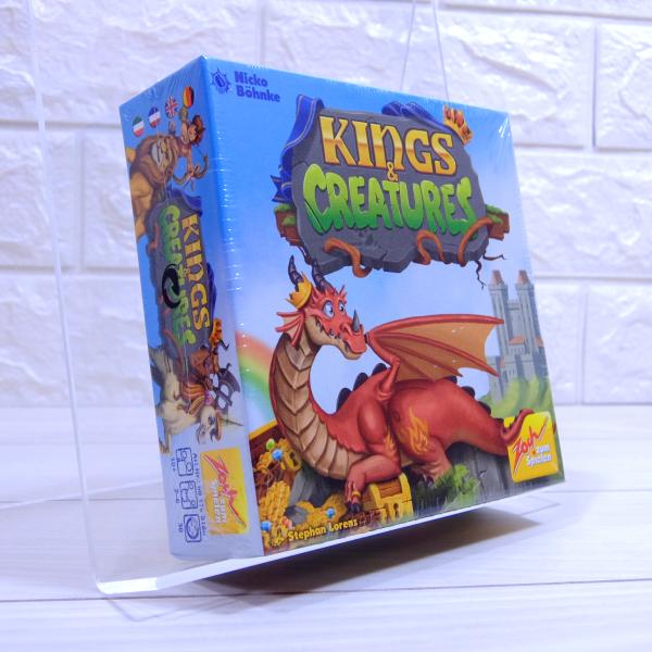 デザイナー: Nicko Bohnke原題： Kings &amp; Creaturesメーカー: Zoch Verlag言語: English, French, German, Italianプレイ人数: 2~6人対象年齢: 10歳~プレ...