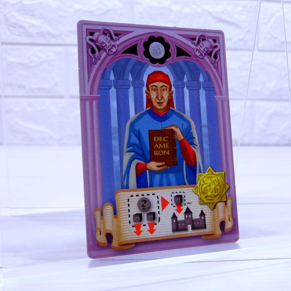 デザイナー: Ase Berg, Henrik Berg原題： Rattus: Boccaccio Promo Cardメーカー: White Goblin Games言語:プレイ人数: 2~4人対象年齢: 10歳~プレイ時間目安: 45分...