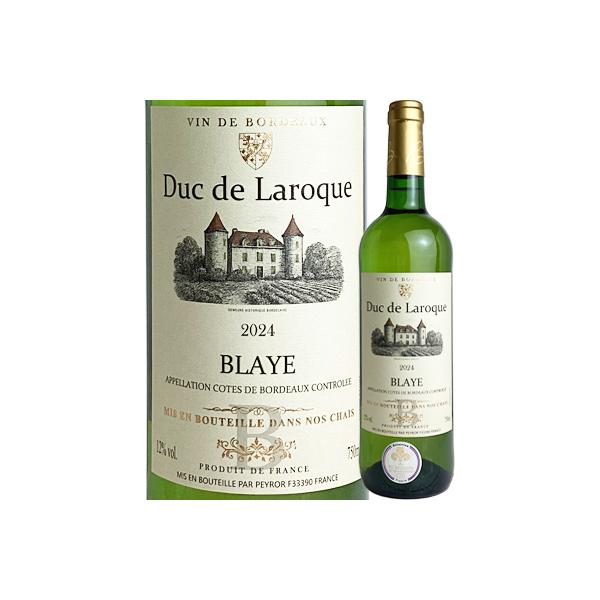 ワイン名：デュック・ド・ラロック/DUC DE LAROQUEヴィンテージ：2024原産国：フランス地方：ボルドーブドウ品種：ソーヴィニヨンブラン90％、セミヨン10％容量：750ml種類：白ワイン70Millions de Degusta...