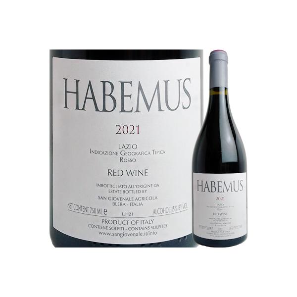 ワイナリー名：サン・ジョヴェナーレ/SAN GIOVENALEワイン名:アベームス/HABEMUSヴィンテージ：2021原産国：イタリア地方：ラツィオ州ブドウ品種 ：シラー35％　グルナッシュ40％　カリニャン12.5％　テンプラニーリョ1...