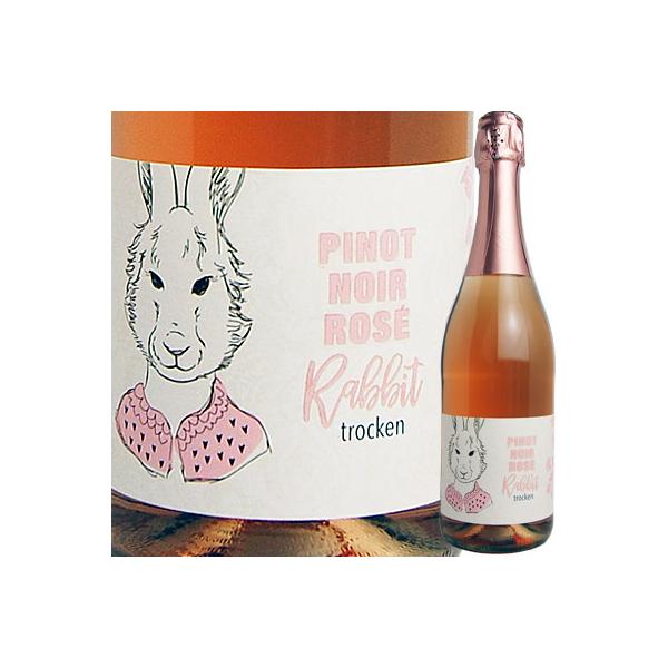 ワイナリー名：シュロス・アラス/Schloss Arras ワイン名：ラビット ピノ・ノワール ロゼ ゼクト トロッケン/Rabbit Pino Noir Rose Sekt trockenヴィンテージ：NV原産国：ドイツ地方：モーゼルブド...