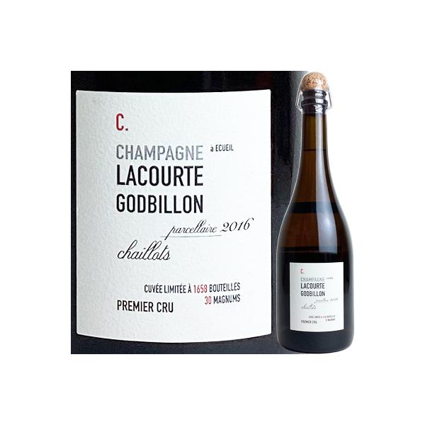 ワイナリー名：ラクルト・ゴドビヨン/Lacourte Godbillonワイン名：パーセレール・シャイヨ/Parcellaire Chaillotsヴィンテージ：2016原産国：フランス地方：シャンパーニュブドウ品種：ピノ・ノワール100％...