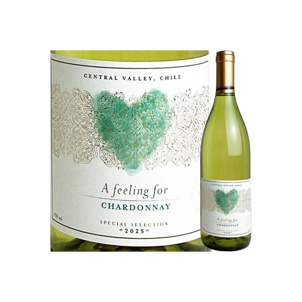 ワイン名：ア・フィーリング・フォー　シャルドネ/A　FEELING　FOR　CHARDONNAYヴィンテージ：2025原産国：チリ地方：セントラルヴァレーブドウ品種：シャルドネ容量：750ml種類：白ワイン洋梨やパイナップル、アカシアの花な...