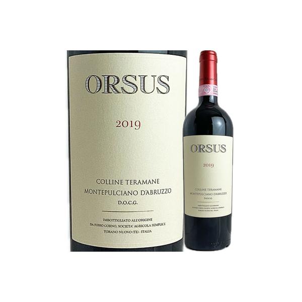 ワイナリー名：フォッソ コルノ/FOSSO CORNOワイン名：オルスス モンテプルチアーノ ダブルッツォ コッリーネ テラマーネ DOCG/Orsus Colline Teramane Montepulciano d'Abruzzo D....