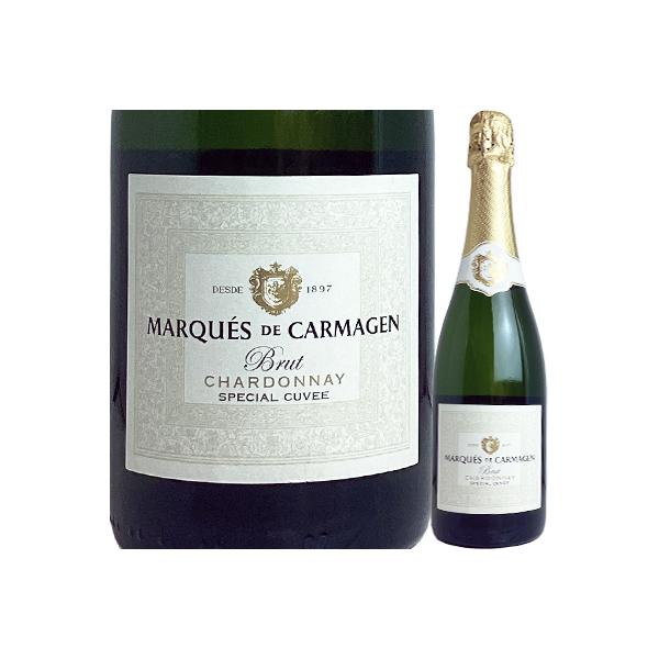 ワイン名:マルケス・デ・カルマゲン　ブラン・ド・ブラン / MARQUES　DE　CARMAGEN　BLANC　DE　BLANCS 原産国:スペインブドウ品種：シャルドネ１００％容量:750ml種類:スパークリングワインスペイン東部バレンシ...